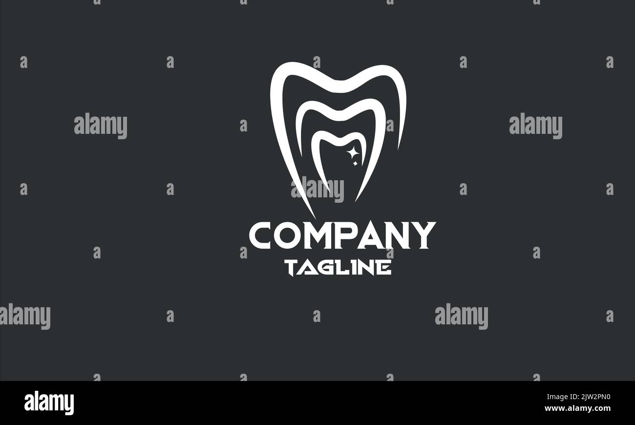 Minimal logo dentist Stock Vector Images - Alamy