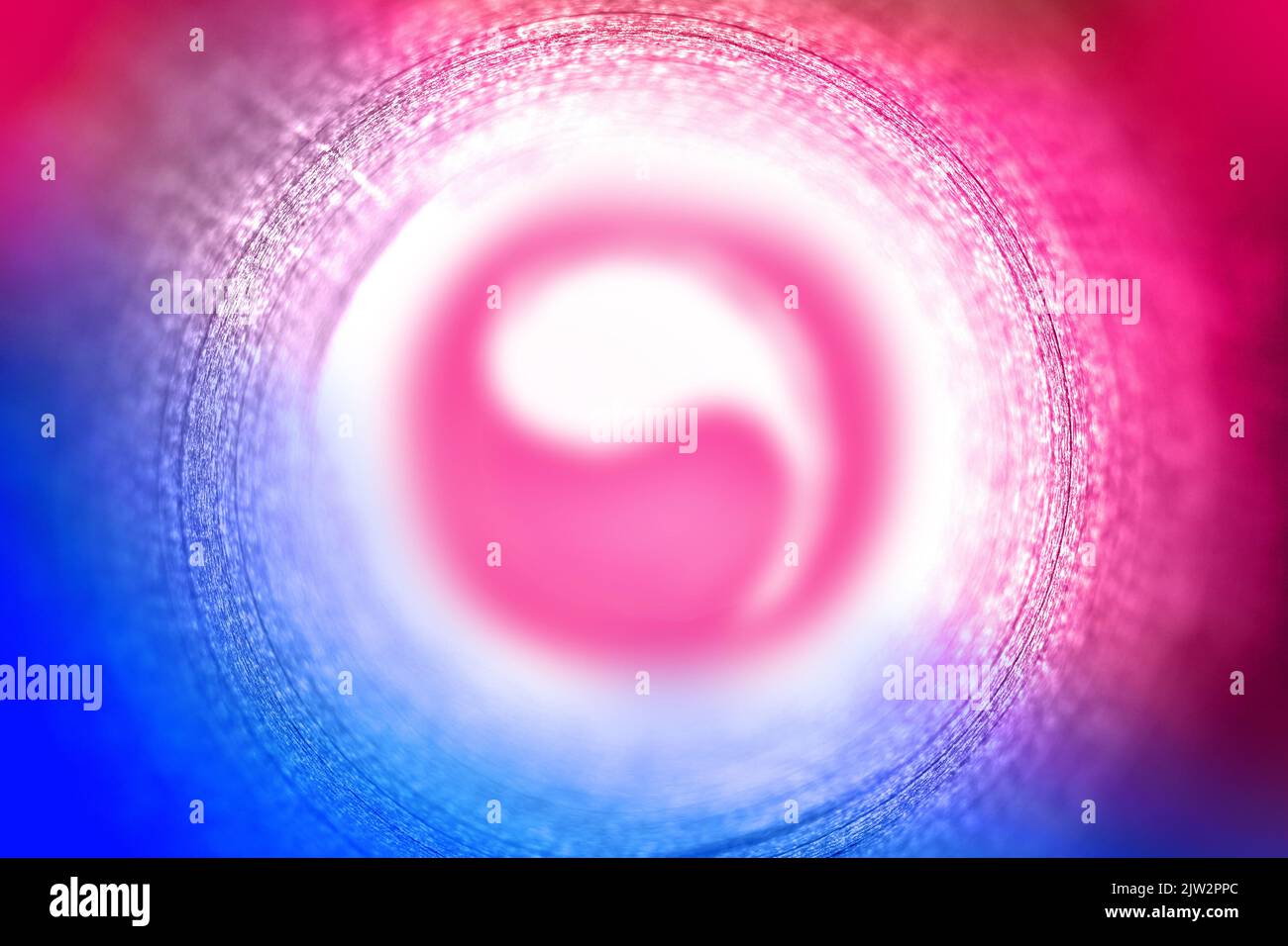 Abstract concentric background pattern with yin yang symbol. Tai Chi ...