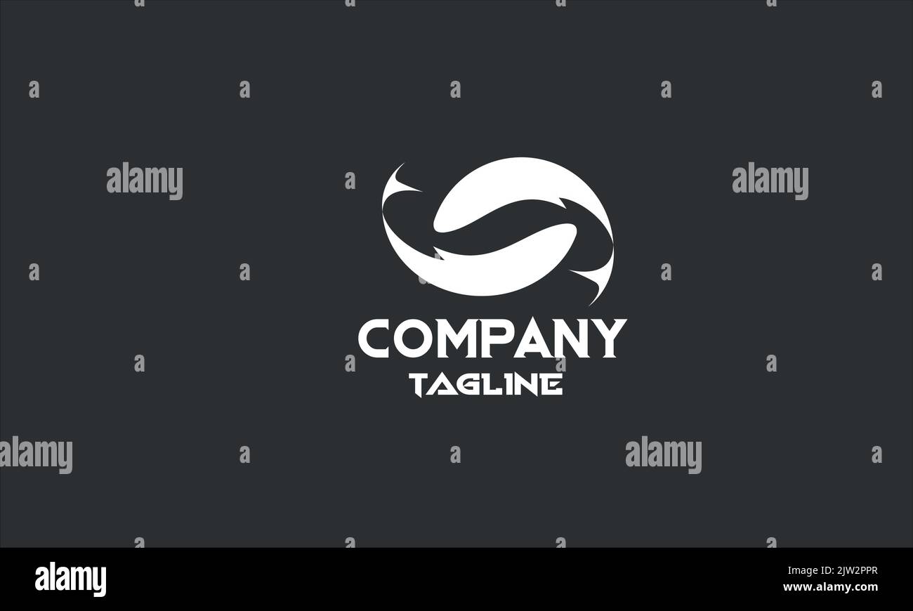 minimal fish logo template Stock Vector Image & Art - Alamy