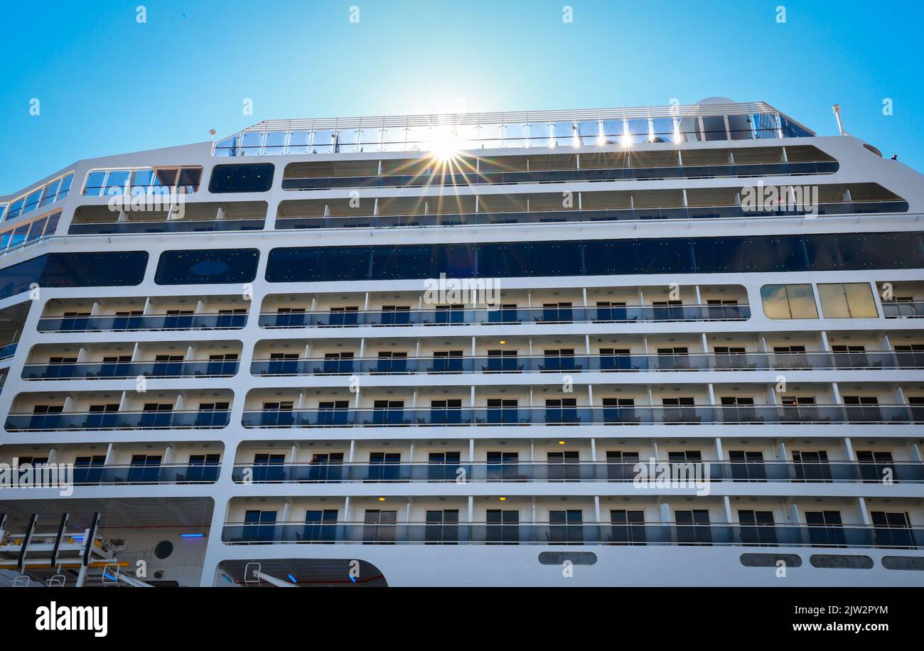 Hamburg, Germany. 01st Sep, 2022. The cruise ship "MSC Magnifica" of ...
