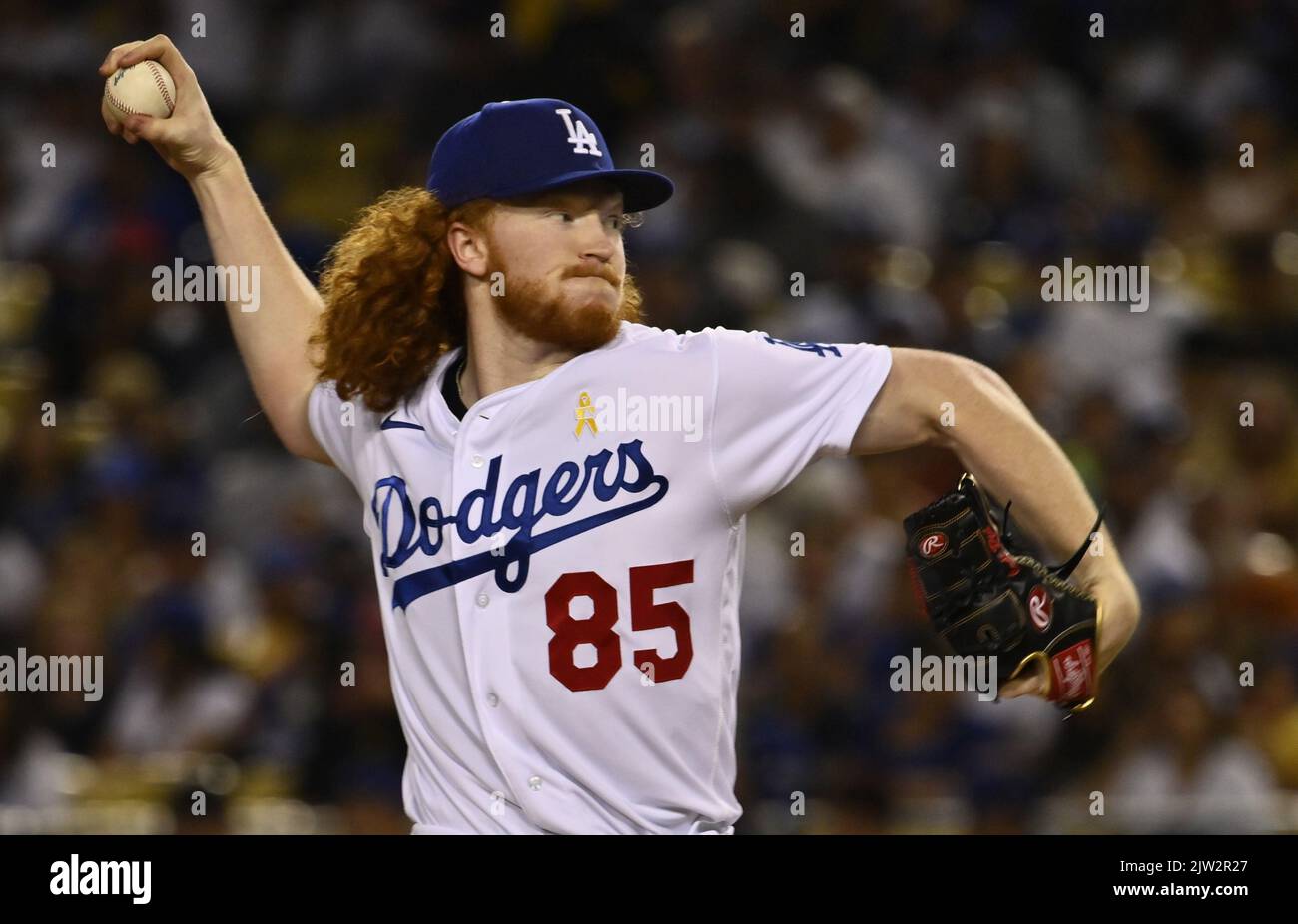 Los Angeles, USA. 02nd Sep, 2022. Los Angeles Dodgers starting pitcher ...