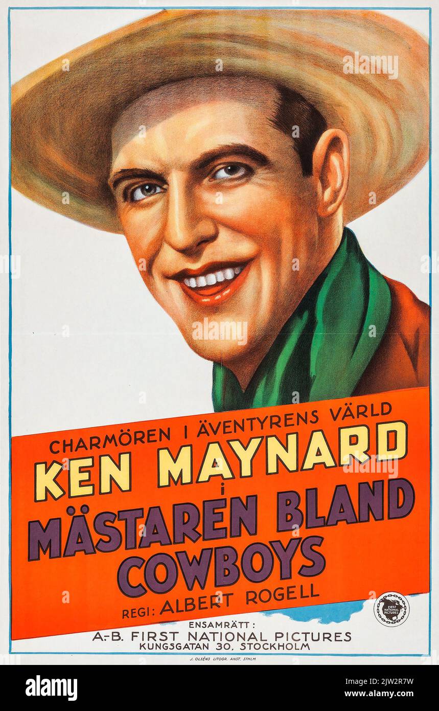 Ken Maynard - Cheyenne - Mästaren bland cowboys (First National, 1929 ...