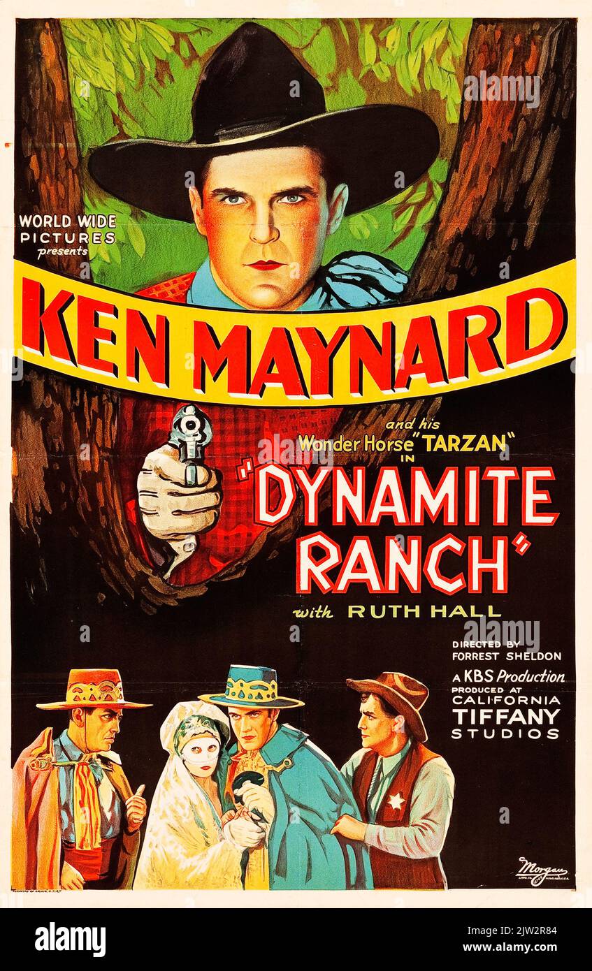 Ken Maynard - Dynamite Ranch (K-B-S, 1932) Western movie - Vintage film ...