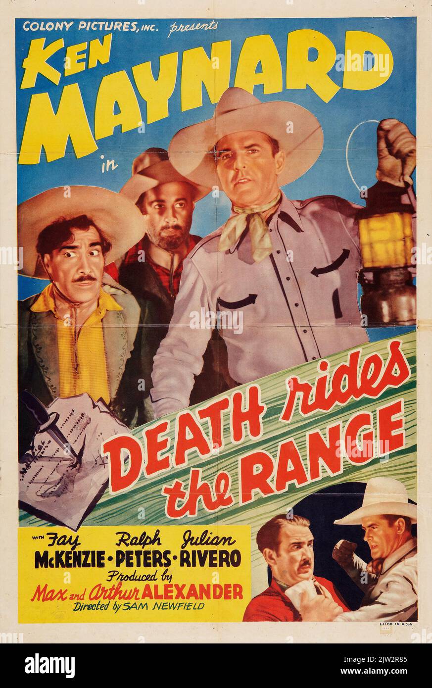 Ken Maynard - Death Rides the Range (Colony Pictures, 1939) Western ...