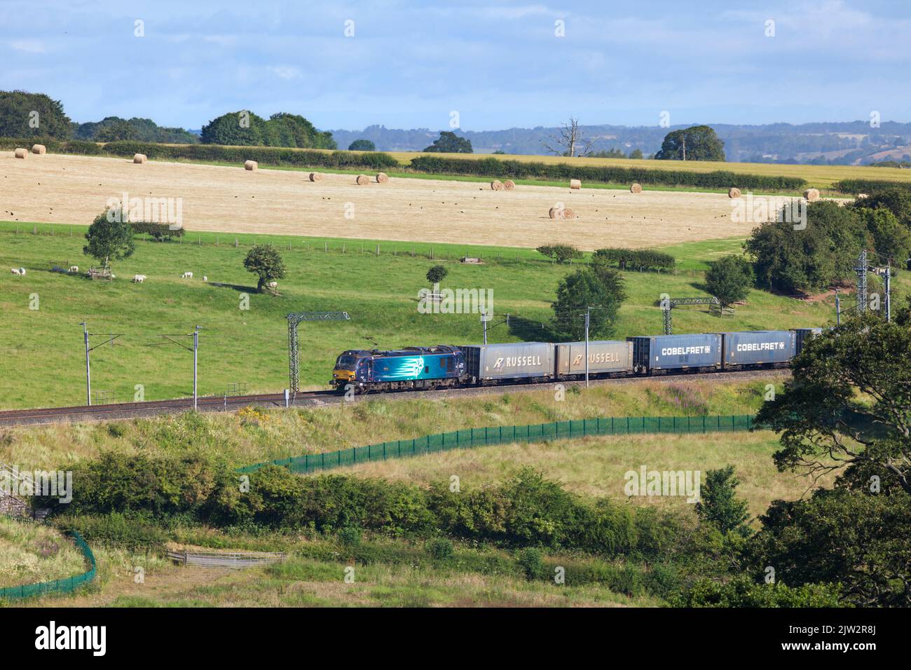 Direct Rail Services class 88 locomotive 88005 on the west coast ...