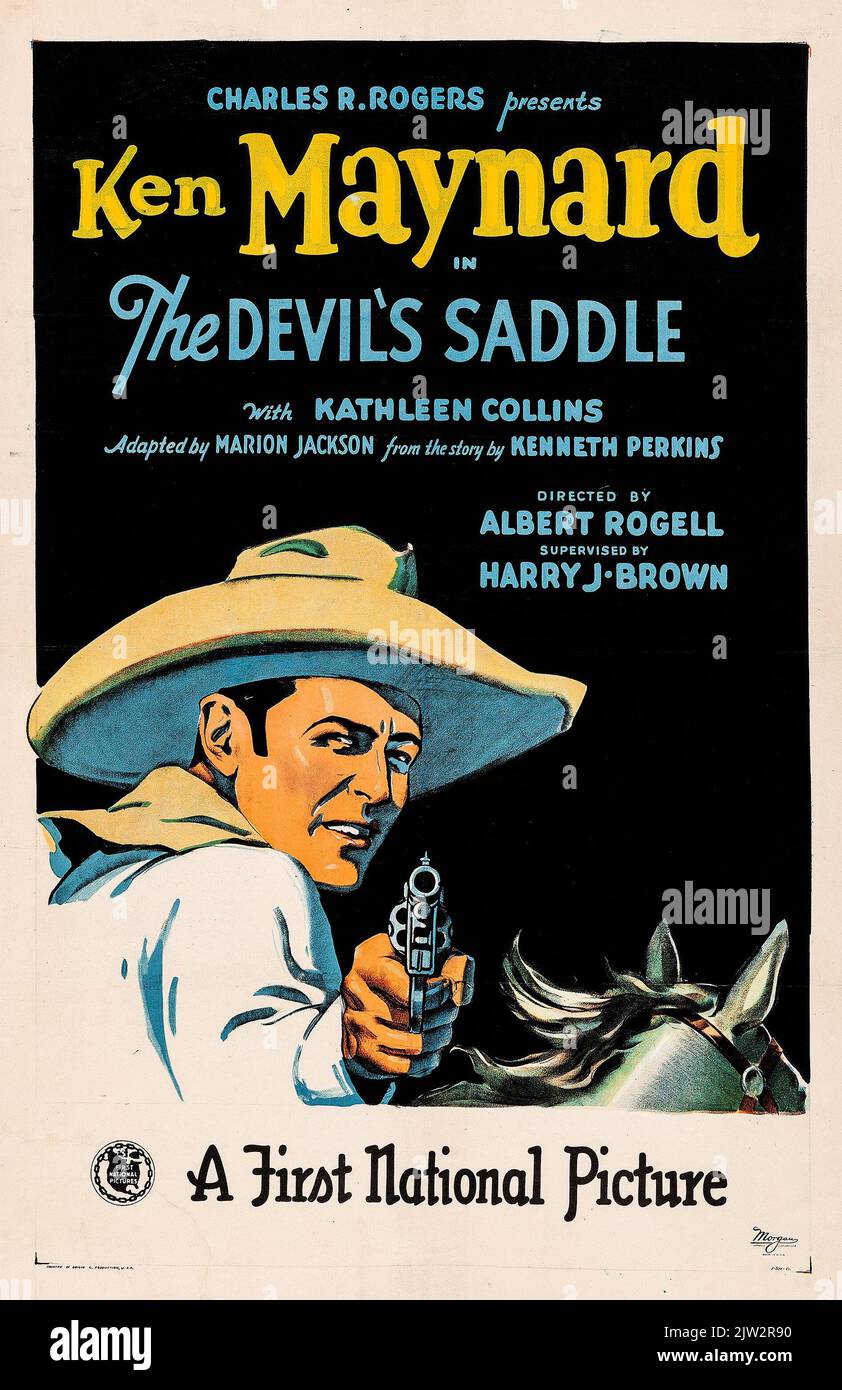 Ken Maynard - The Devil's Saddle (First National, 1927) Western movie ...