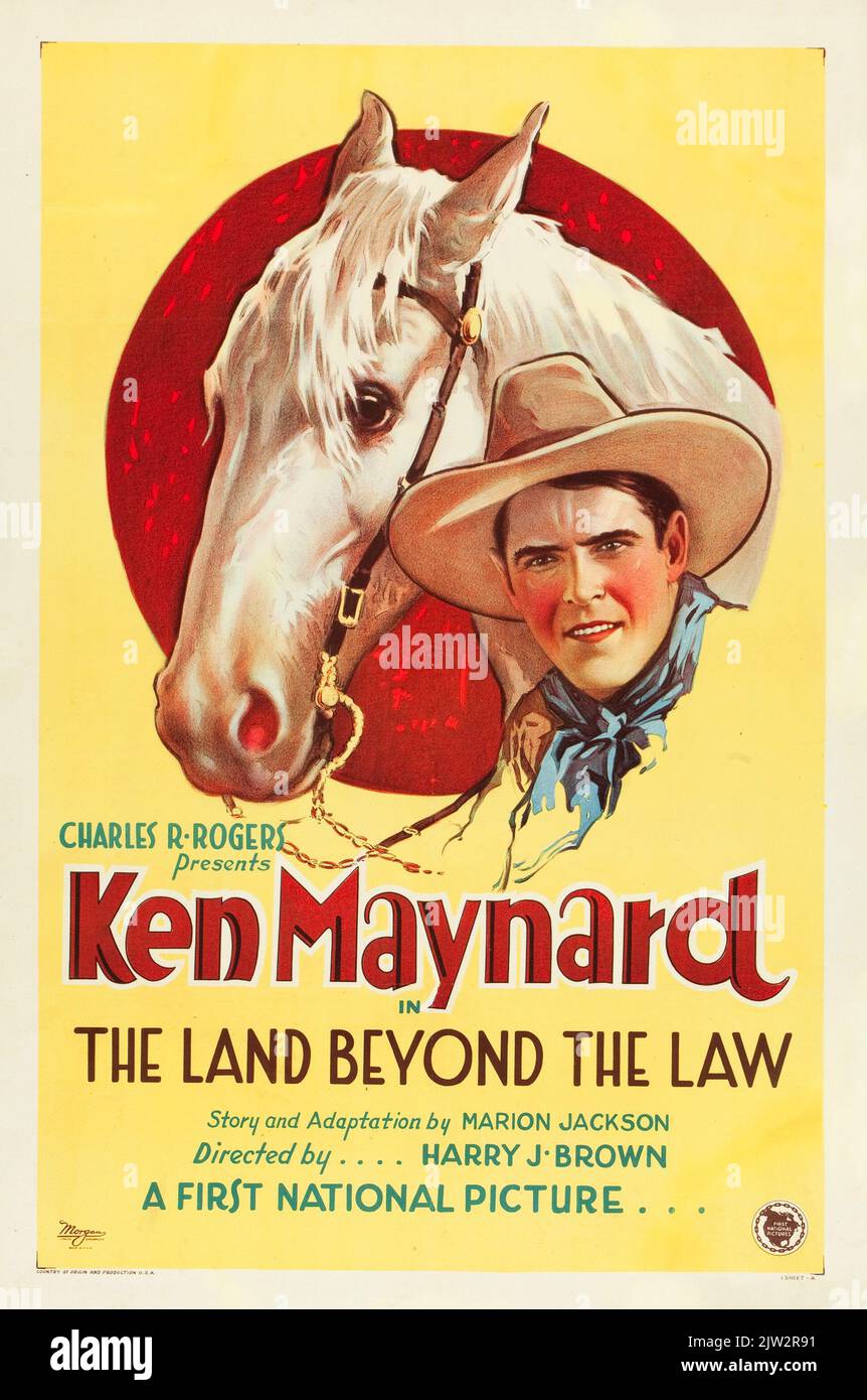 Ken Maynard - The Land Beyond the Law (First National, 1927) Western ...