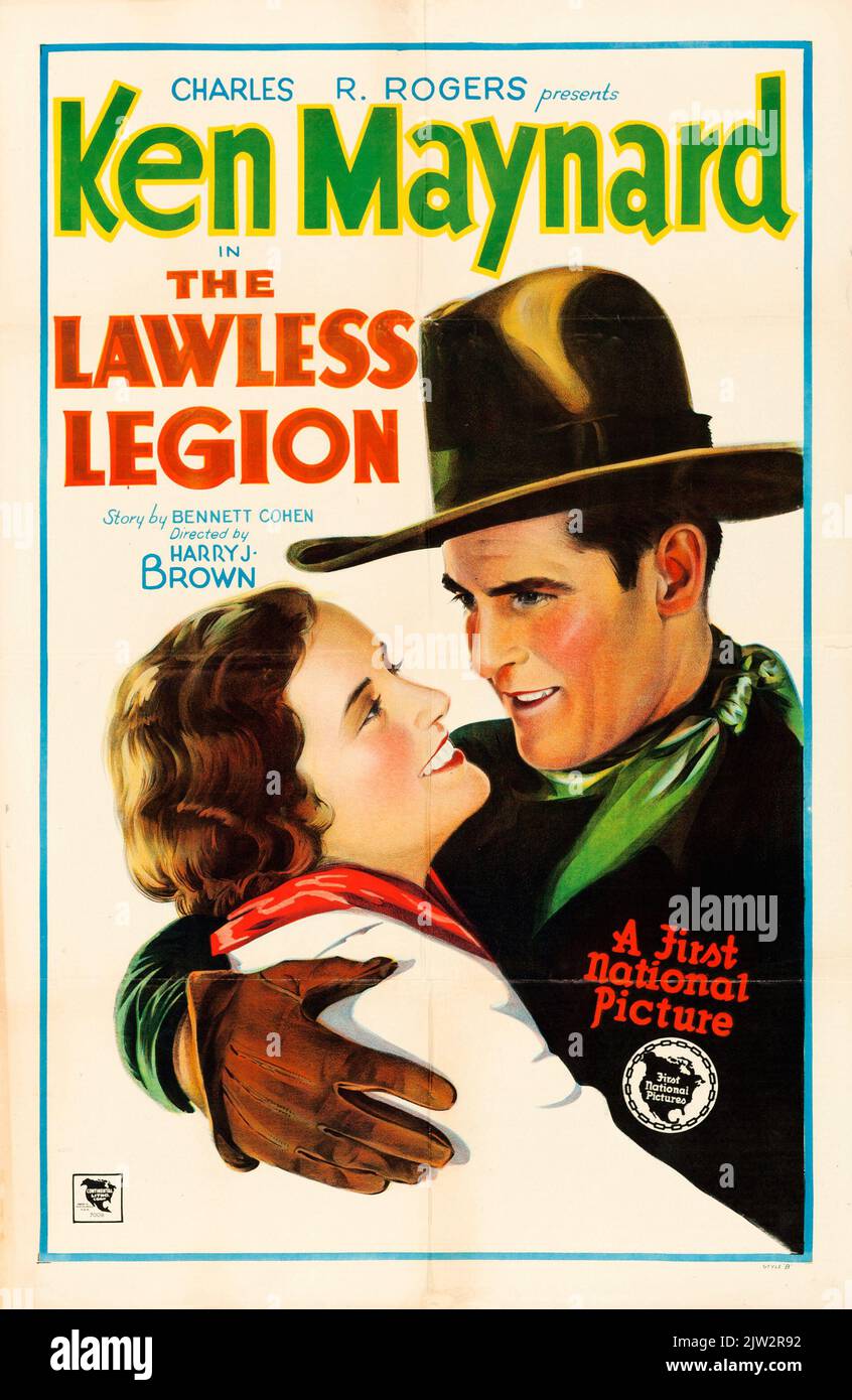 Ken Maynard - The Lawless Legion (First National, 1929) Vintage film ...