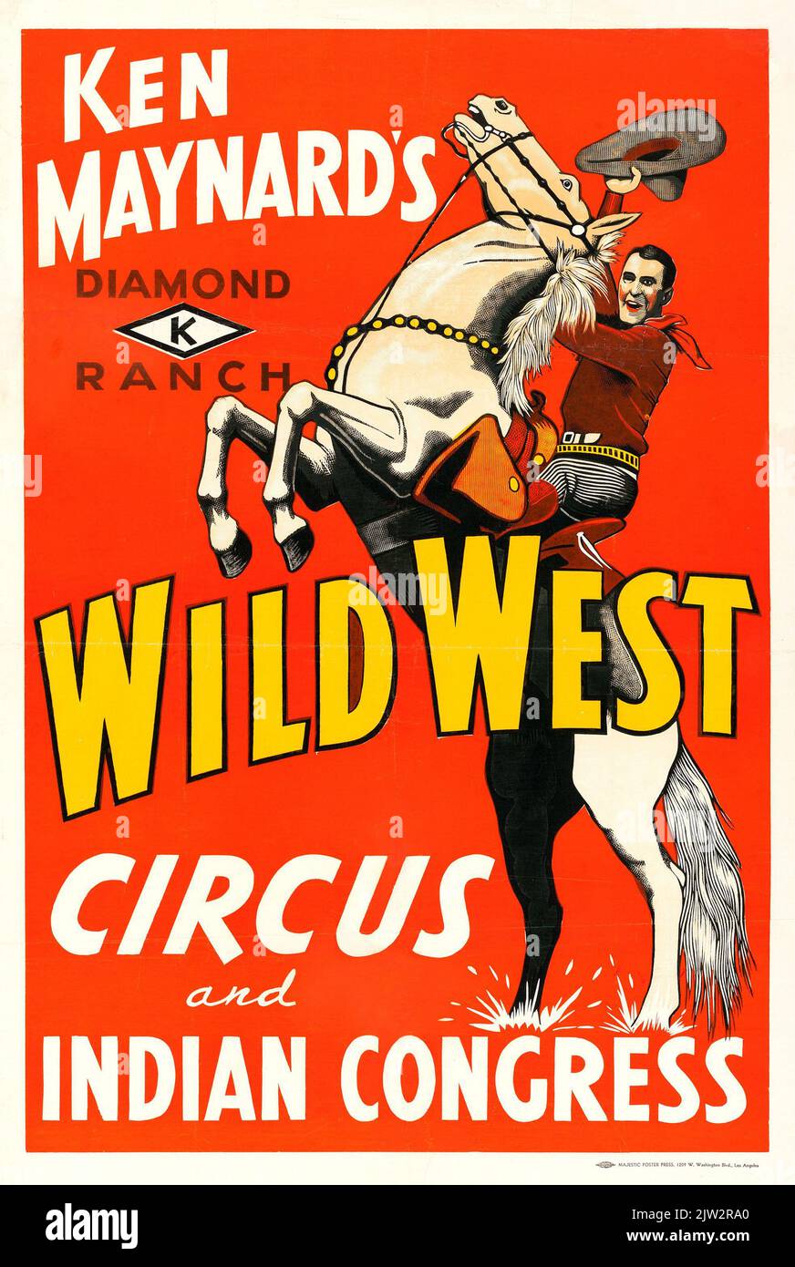 Ken Maynard's Wild West Circus and Indian Congress (1936) vintage ...