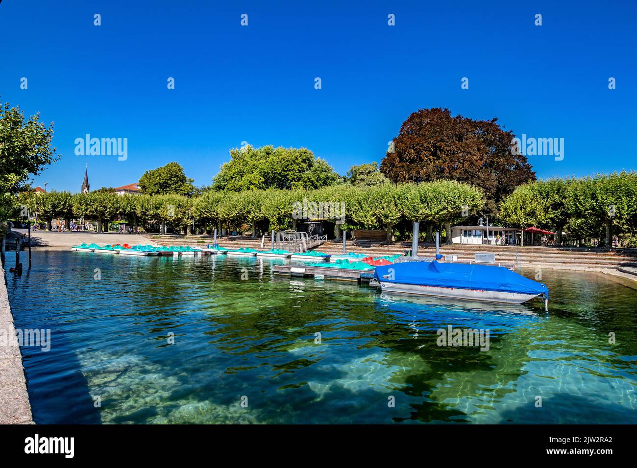 LAKE CONSTANCE : BOAT RENTAL CONSTANCE Stock Photo - Alamy