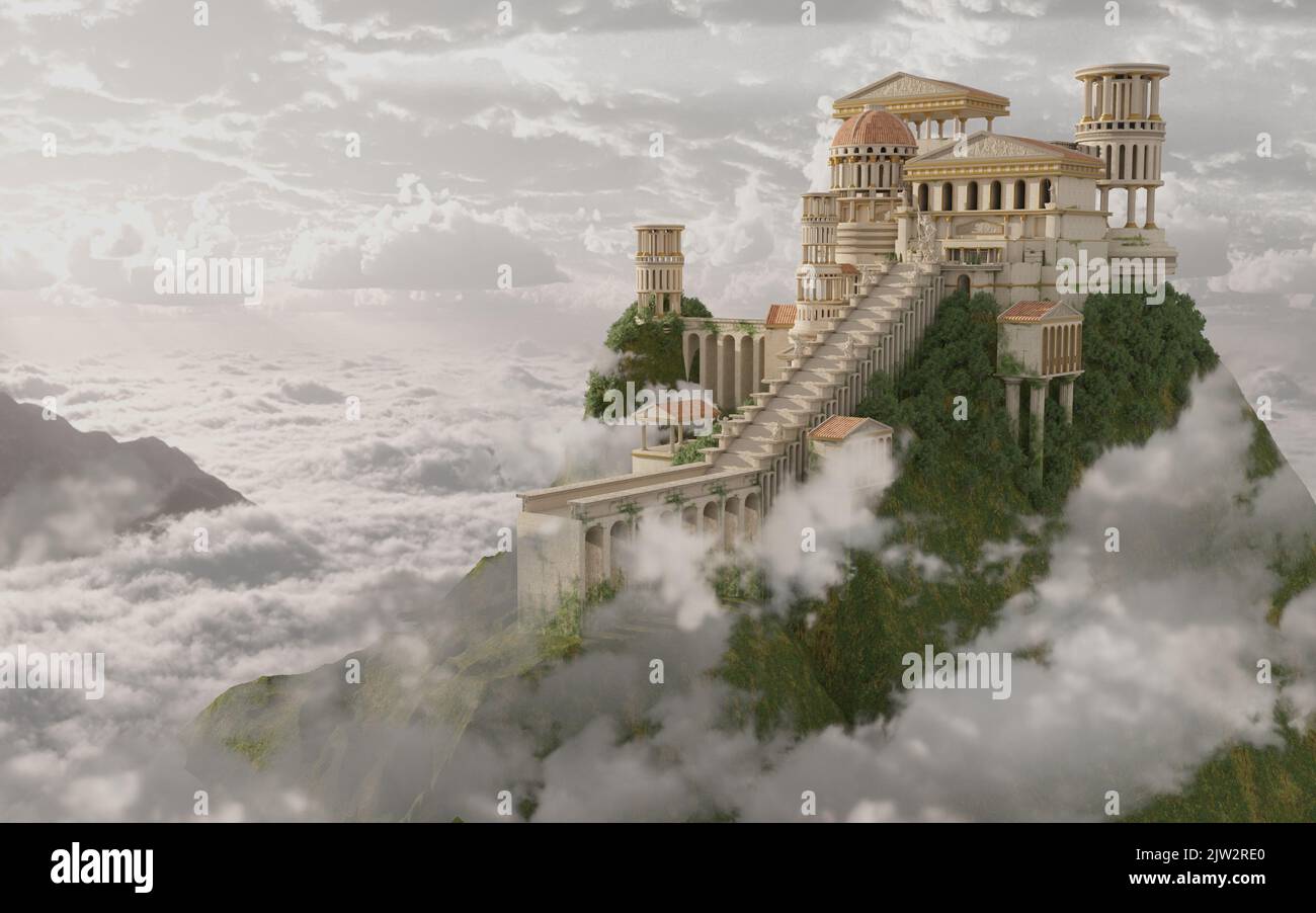 Mount olympus myth hi-res stock photography and images - Alamy