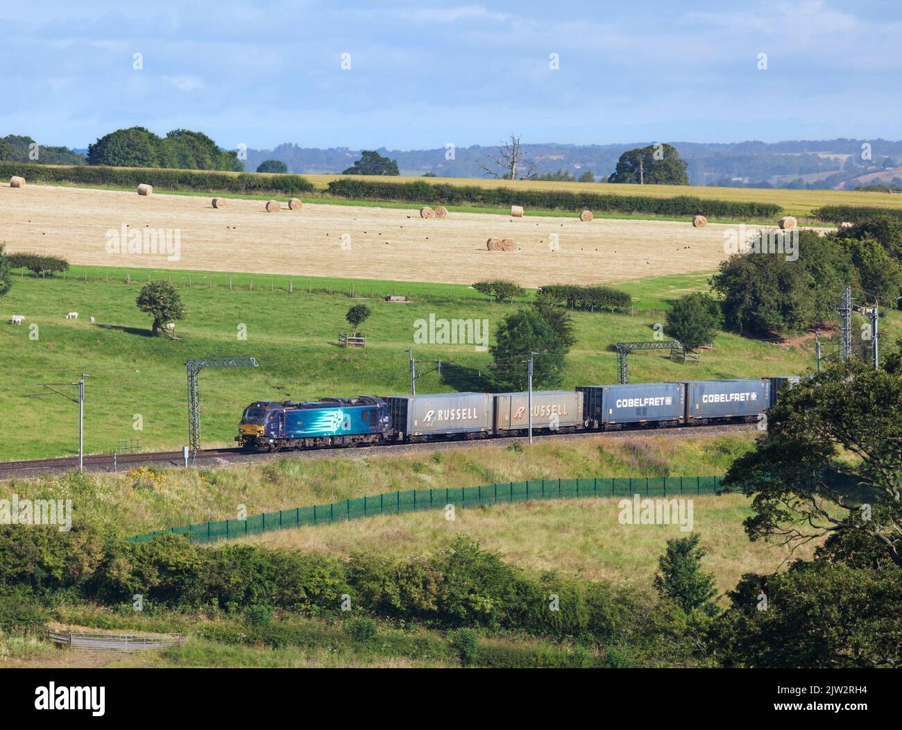 Direct Rail Services class 88 locomotive 88005 on the west coast ...