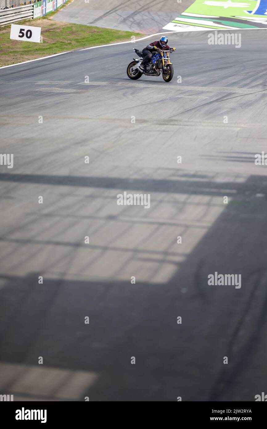 stunt animation during the Formula 1 Heineken Dutch Grand Prix 2022 ...