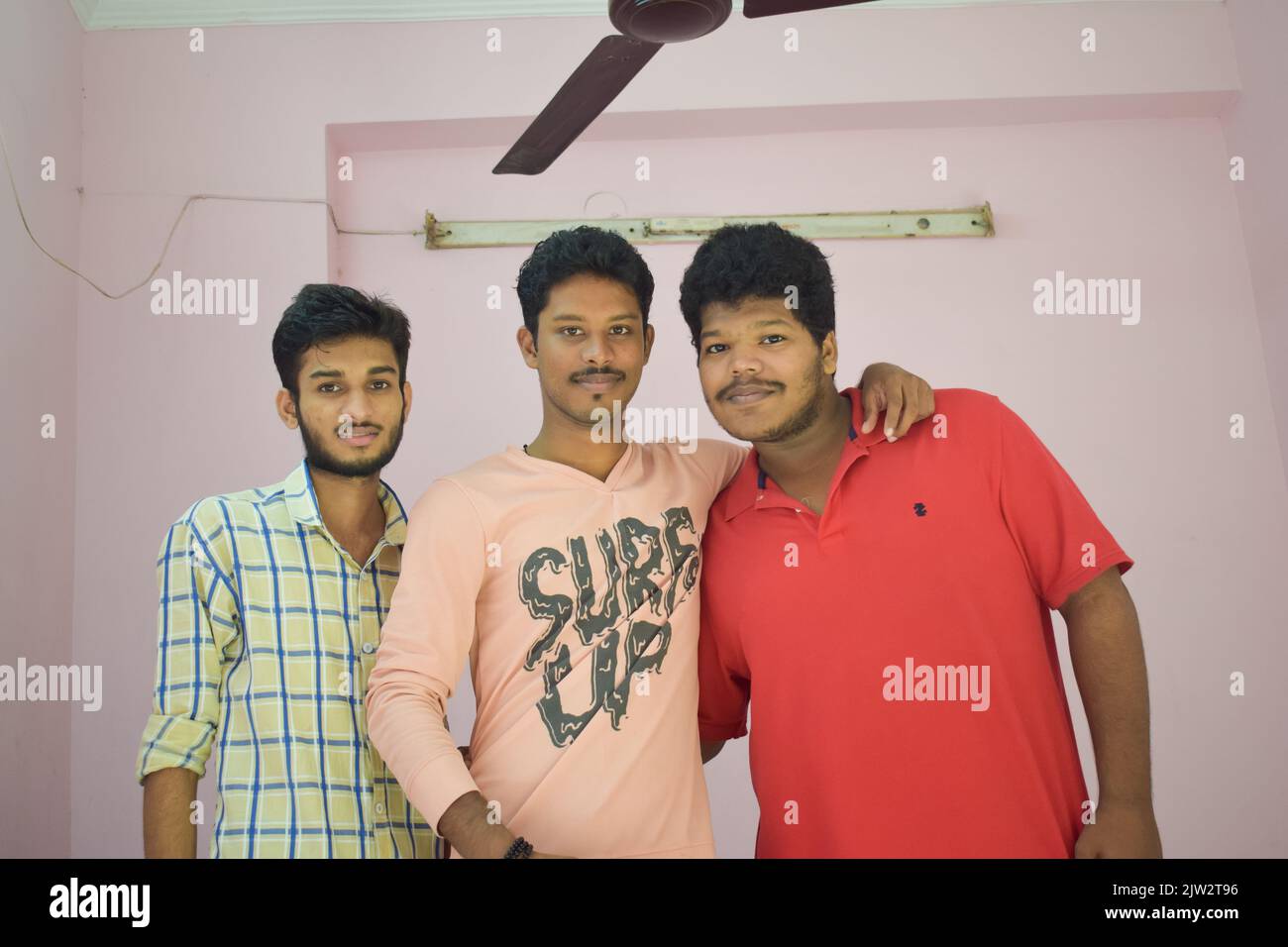 Group three employees posing together hi-res stock photography and ...