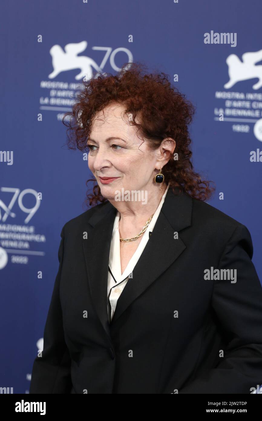 Venice, Italy, 3rd September, 2022, Artist and Producer Nan Goldin at ...