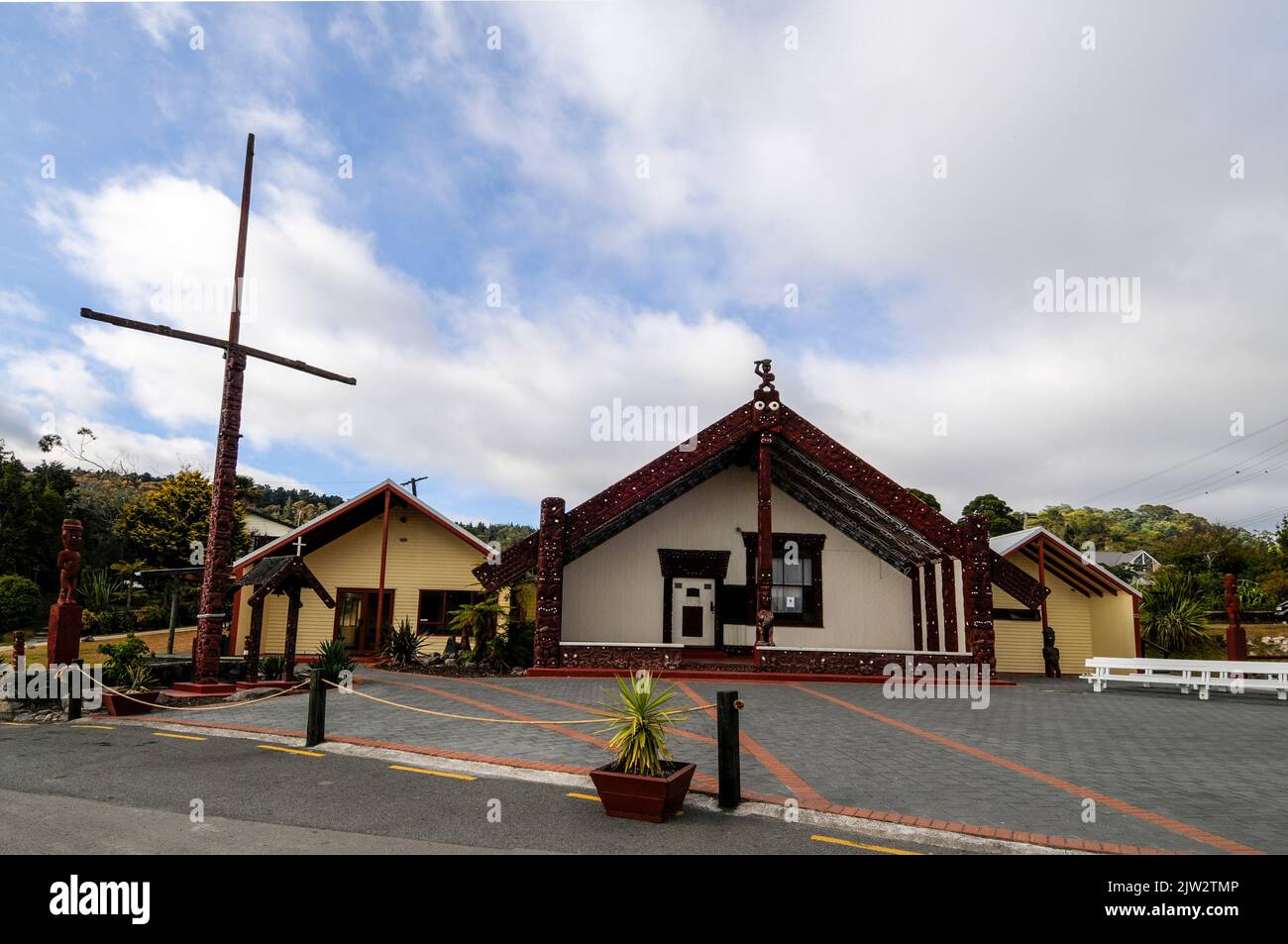 Maori living museum hi-res stock photography and images - Alamy
