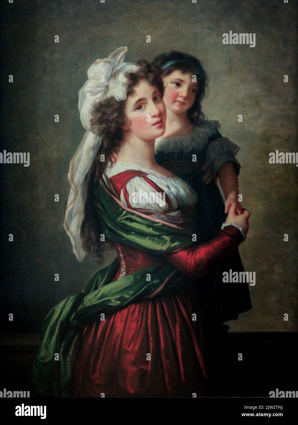 Madame Rousseau, wife of the architect Pierre Rousseau, and her ...