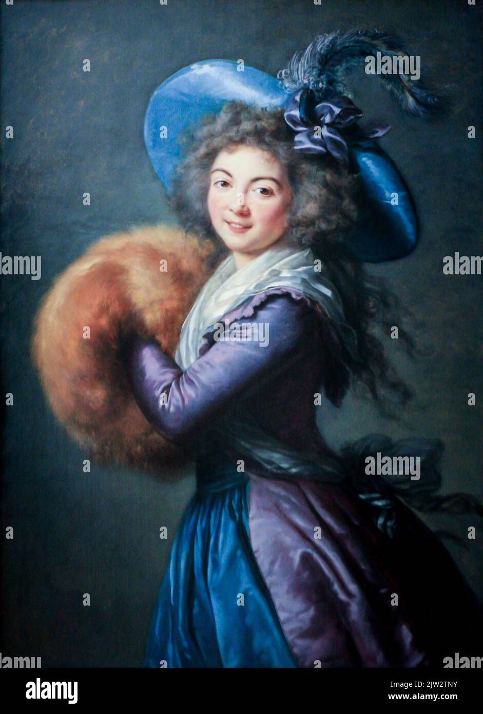 Madame Mole-Reymond, from the Italian Comedy (1759-1833) by Vigee Le ...
