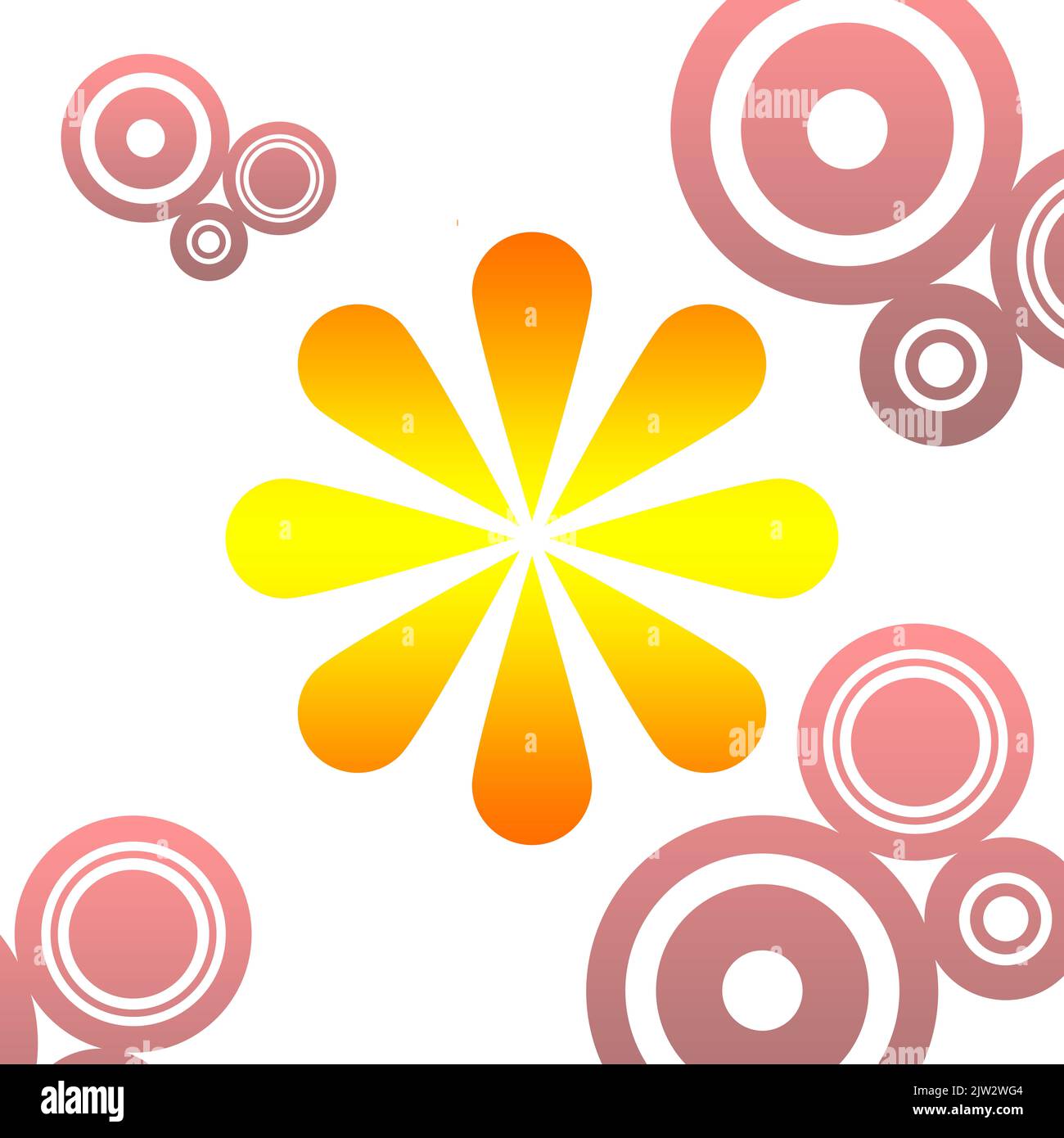 new colorful flower pattern design illustrator design png Stock Photo ...