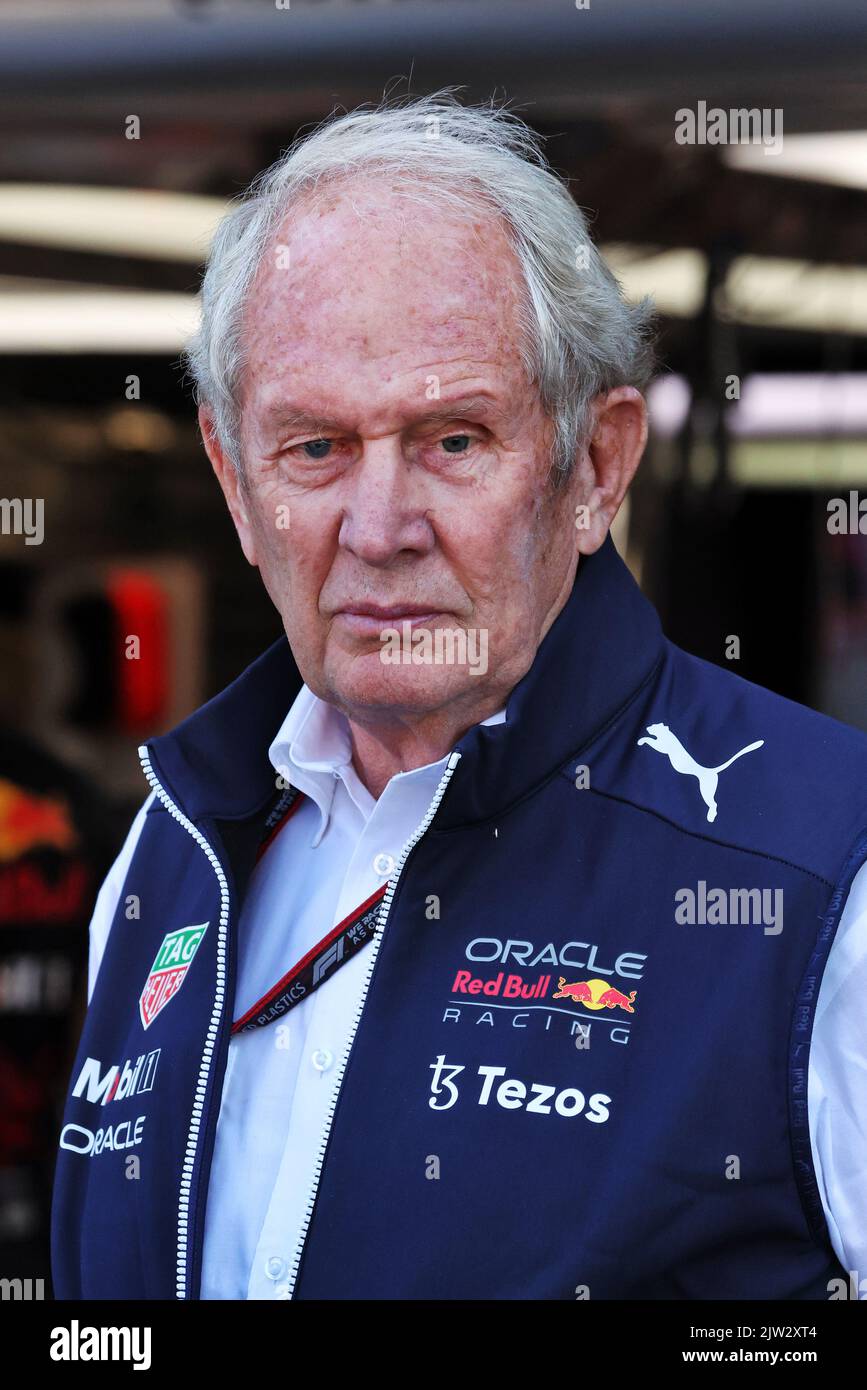 Dr Helmut Marko (AUT) Red Bull Motorsport Consultant. 03.09.2022 ...