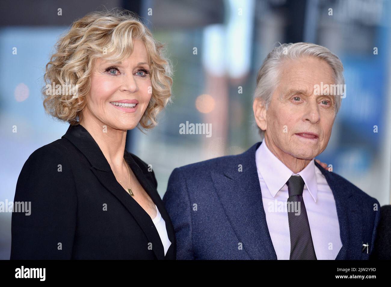 Jane Fonda - Michael Douglas Star on the Hollywood Walk of Fame ...