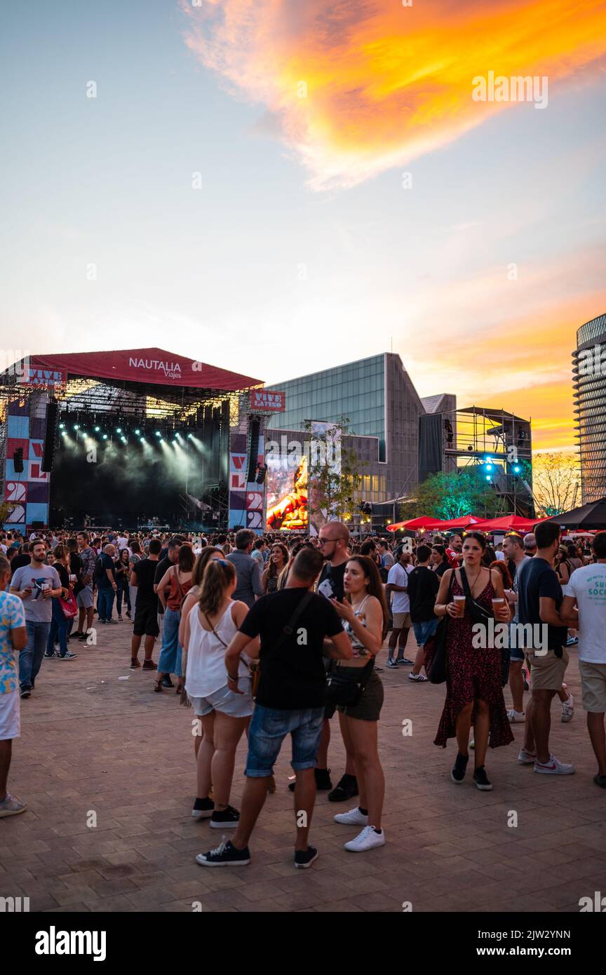 Vive Latino 2022 Music Festival in Zaragoza, Spain Stock Photo - Alamy