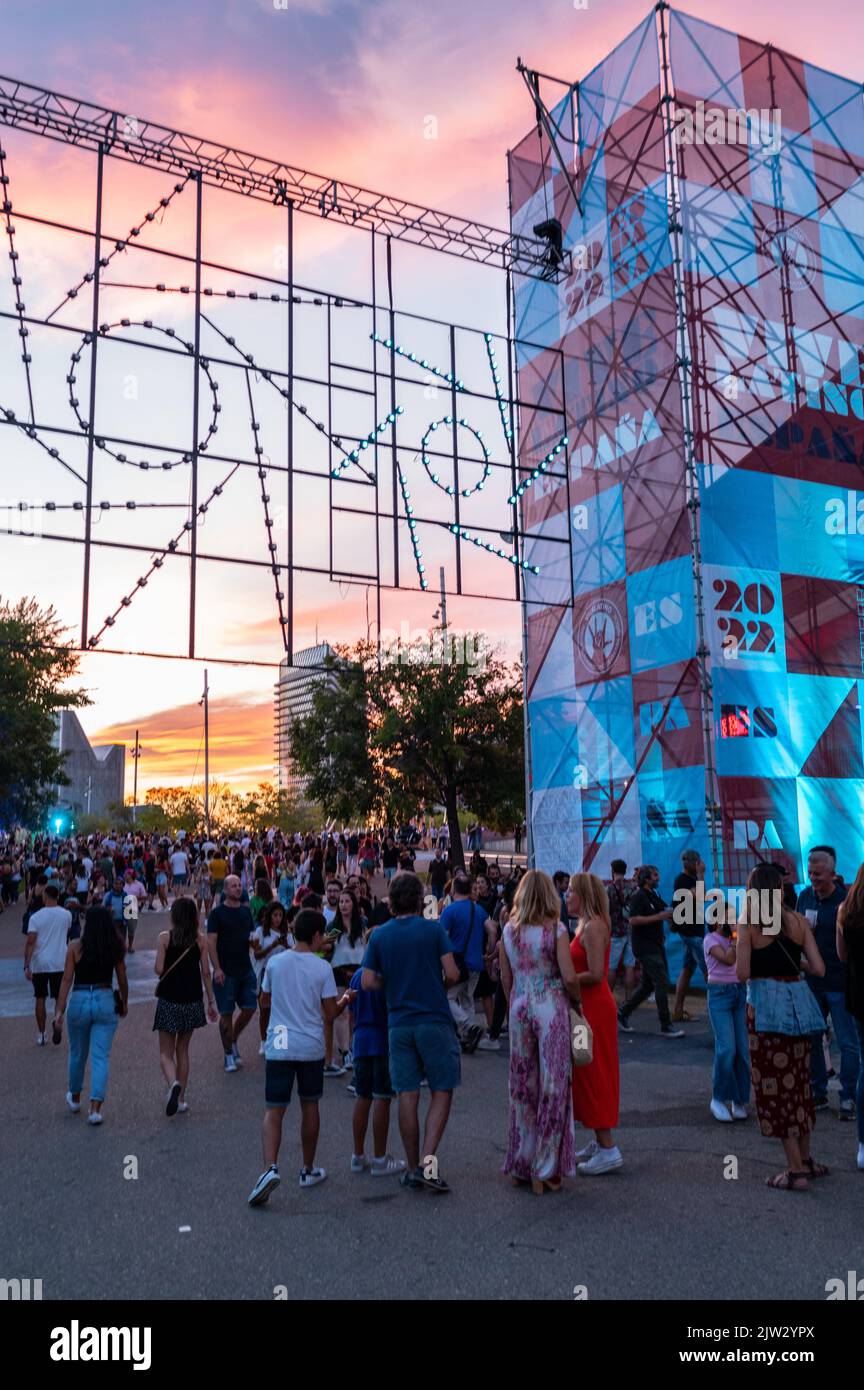 Vive Latino 2022 Music Festival in Zaragoza, Spain Stock Photo - Alamy