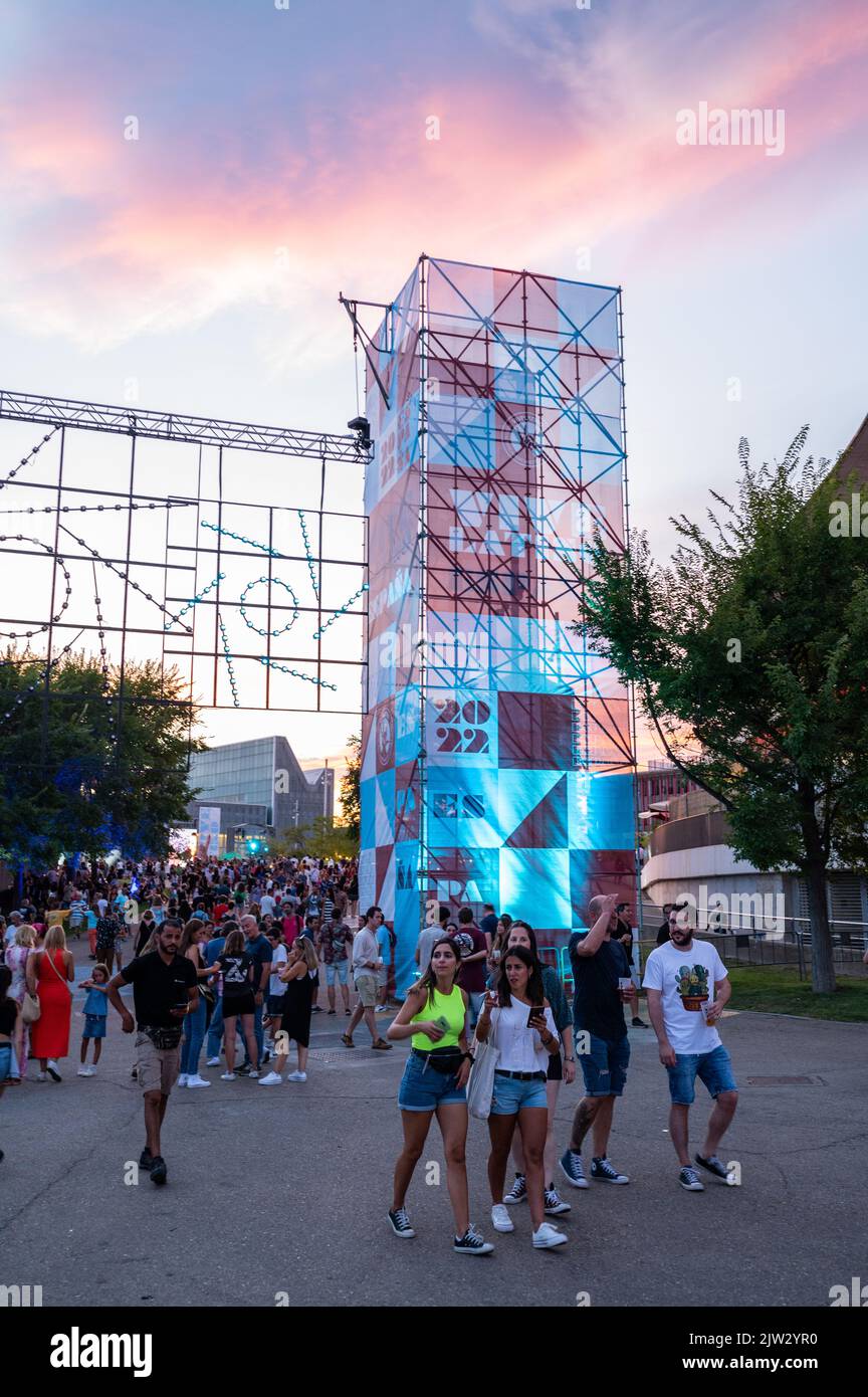 Vive Latino 2022 Music Festival in Zaragoza, Spain Stock Photo - Alamy