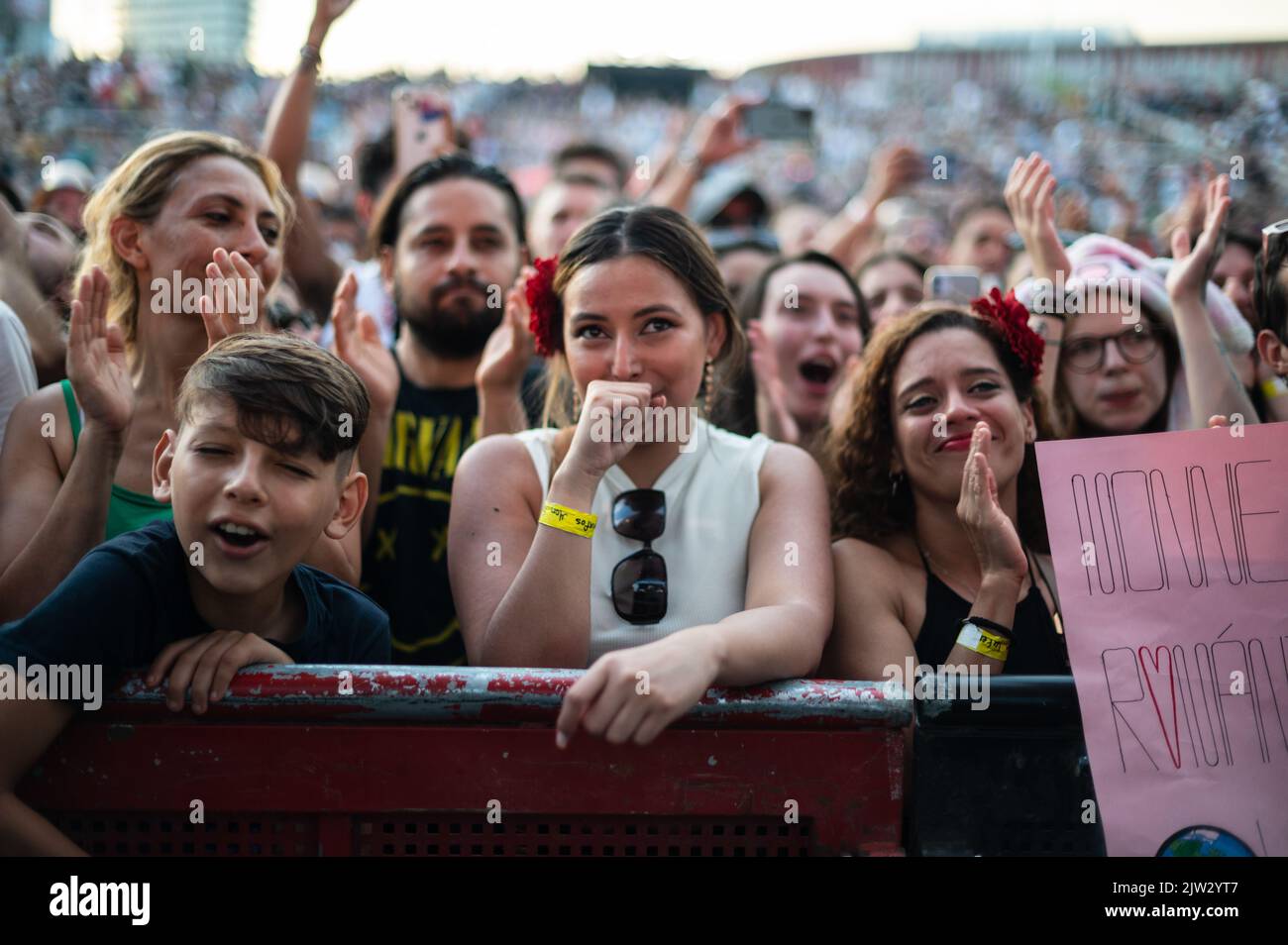 Chilean artist Mon Laferte performs live during Vive Latino 2022 ...