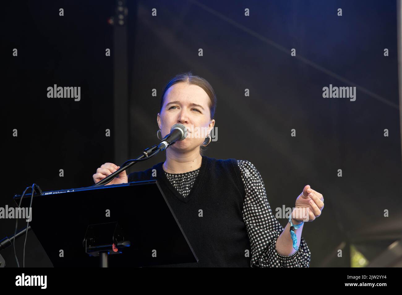 KATHLEEN FRANCES performing at the Connect Festival atthe Royal ...