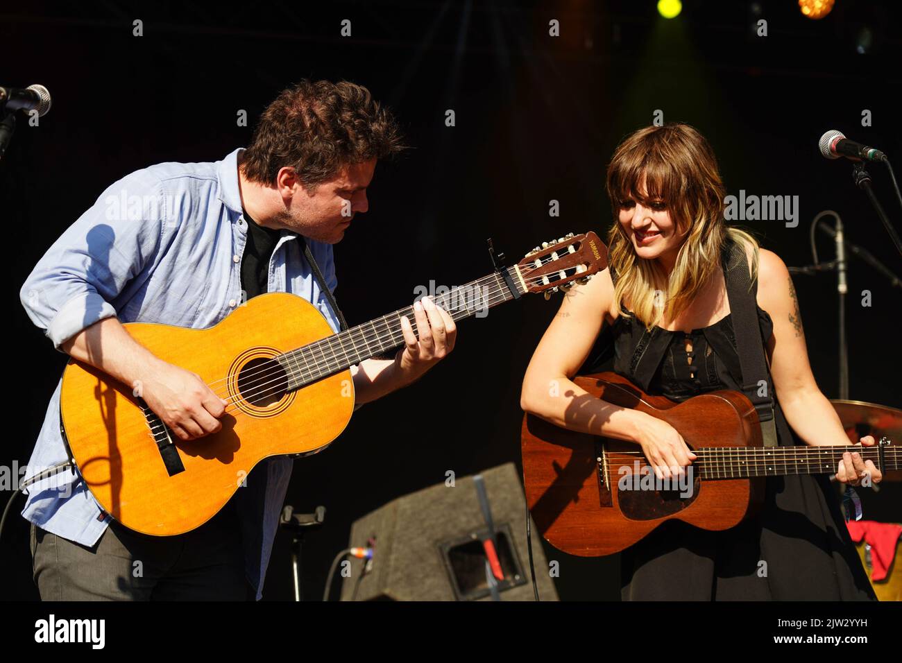 Dorset, UK. Friday, 2 September, 2022. Anais Mitchell performing at the ...