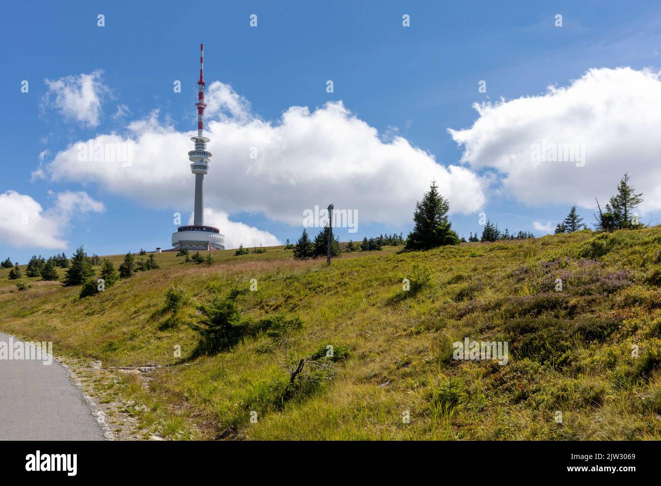 Praded is the highest mountain 1491 metres of Hruby Jesenik. (CTK Photo ...