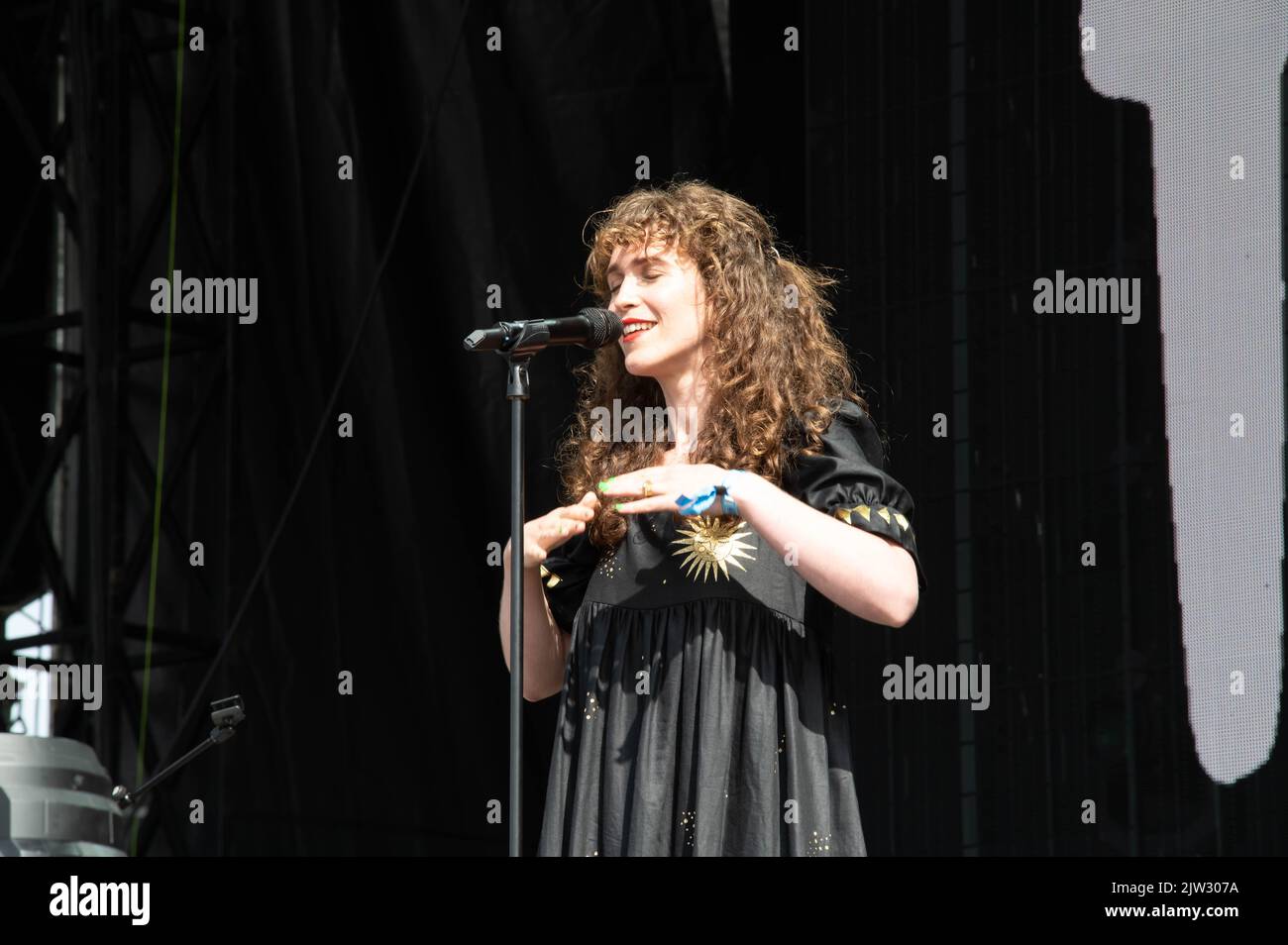 RAE MORRIS performing at the Connect Festival at Royal Highland Centre ...