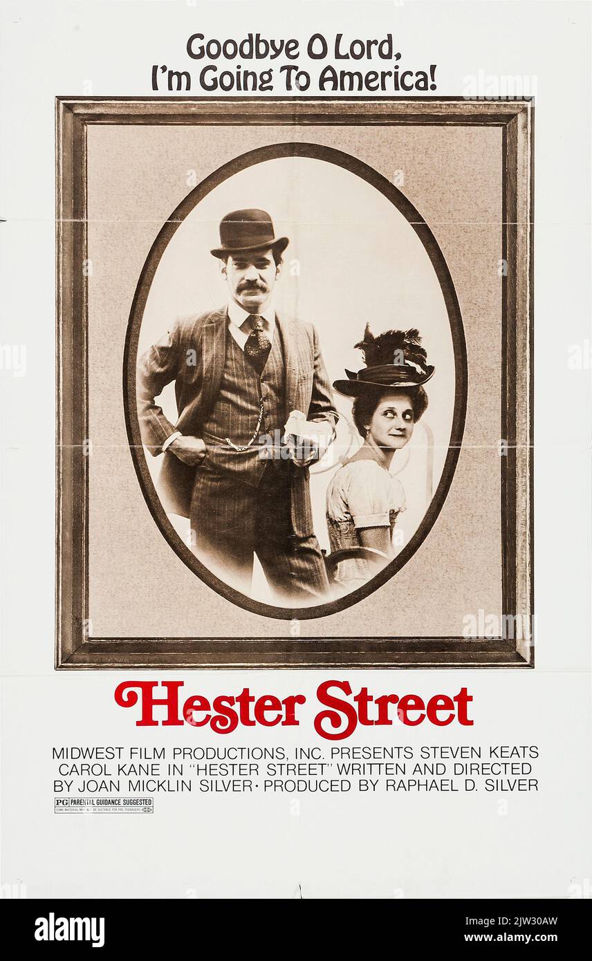 Theatrical release poster for the 1975 film Hester Street Stock Photo ...