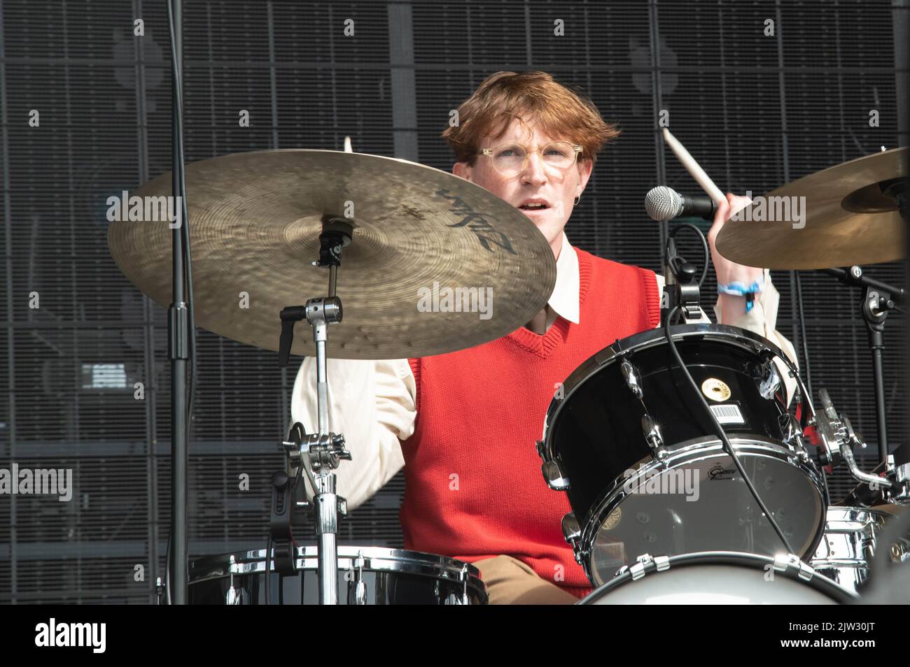 BLACK COUNTRY, NEW ROAD performing at the Connect Festival at the Royal ...