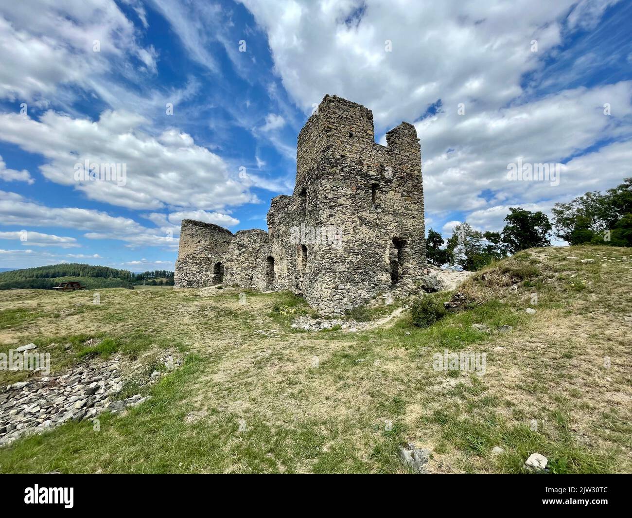 castle, Brnicko, ruins (CTK Photo/Marketa Hofmanova Stock Photo - Alamy