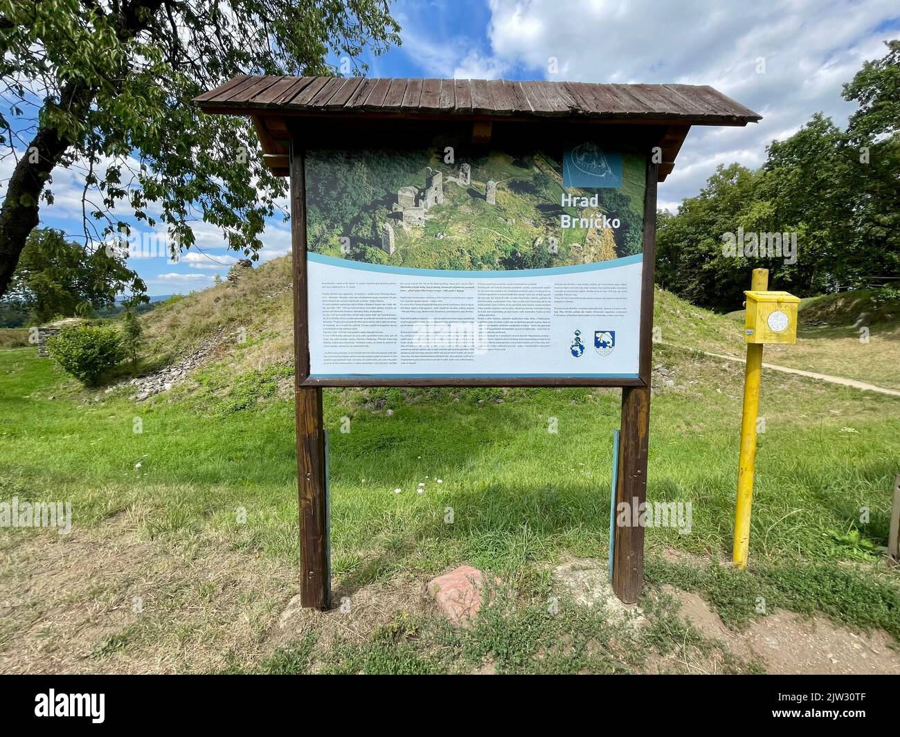 castle, Brnicko, ruins (CTK Photo/Marketa Hofmanova Stock Photo - Alamy