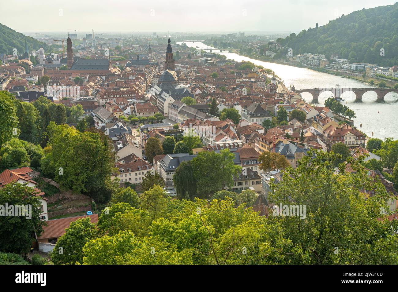Altstadt heidelberg von oben hi-res stock photography and images - Alamy