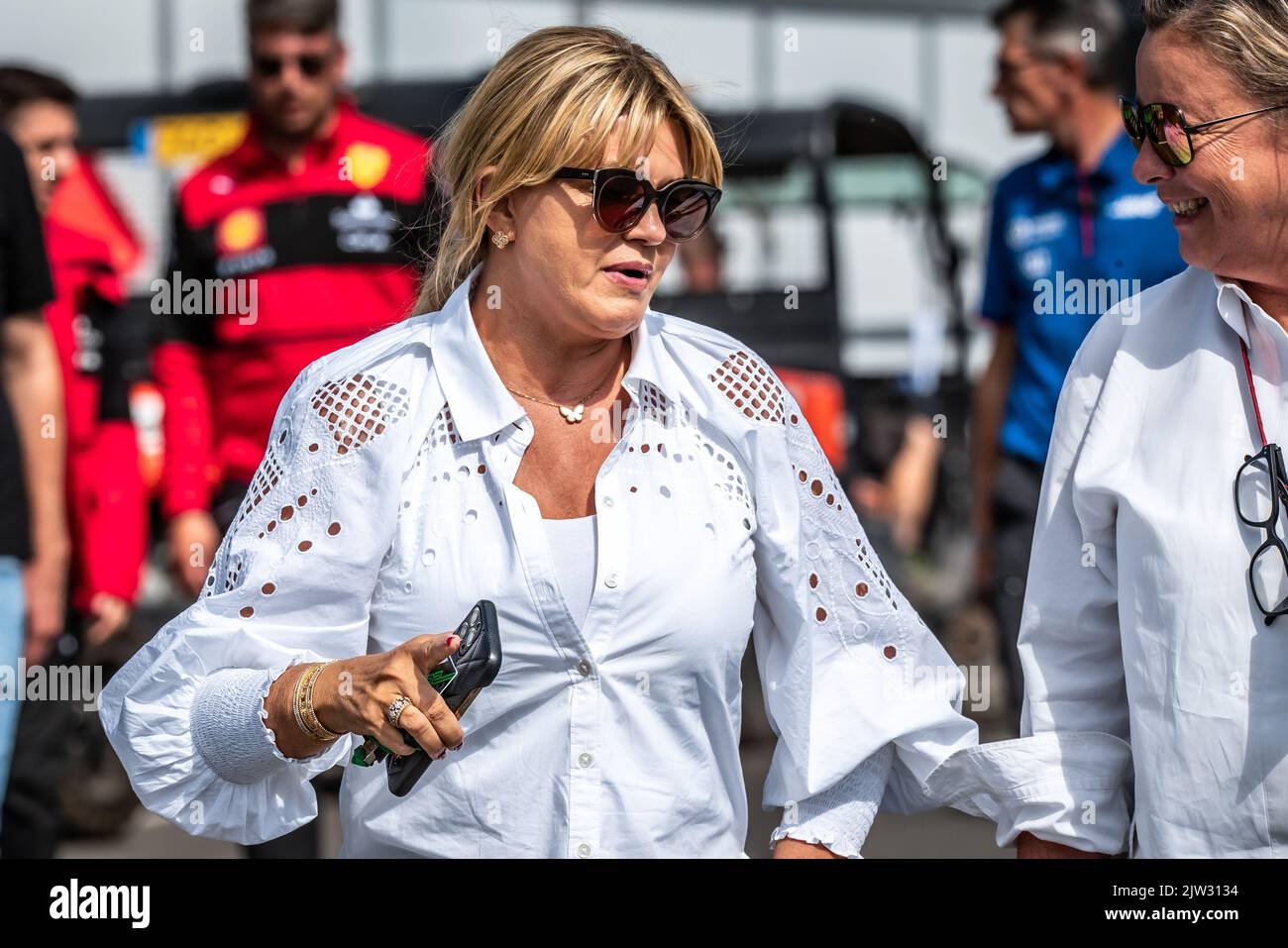 Mother of mick and wife of michael schumacher hi-res stock photography ...