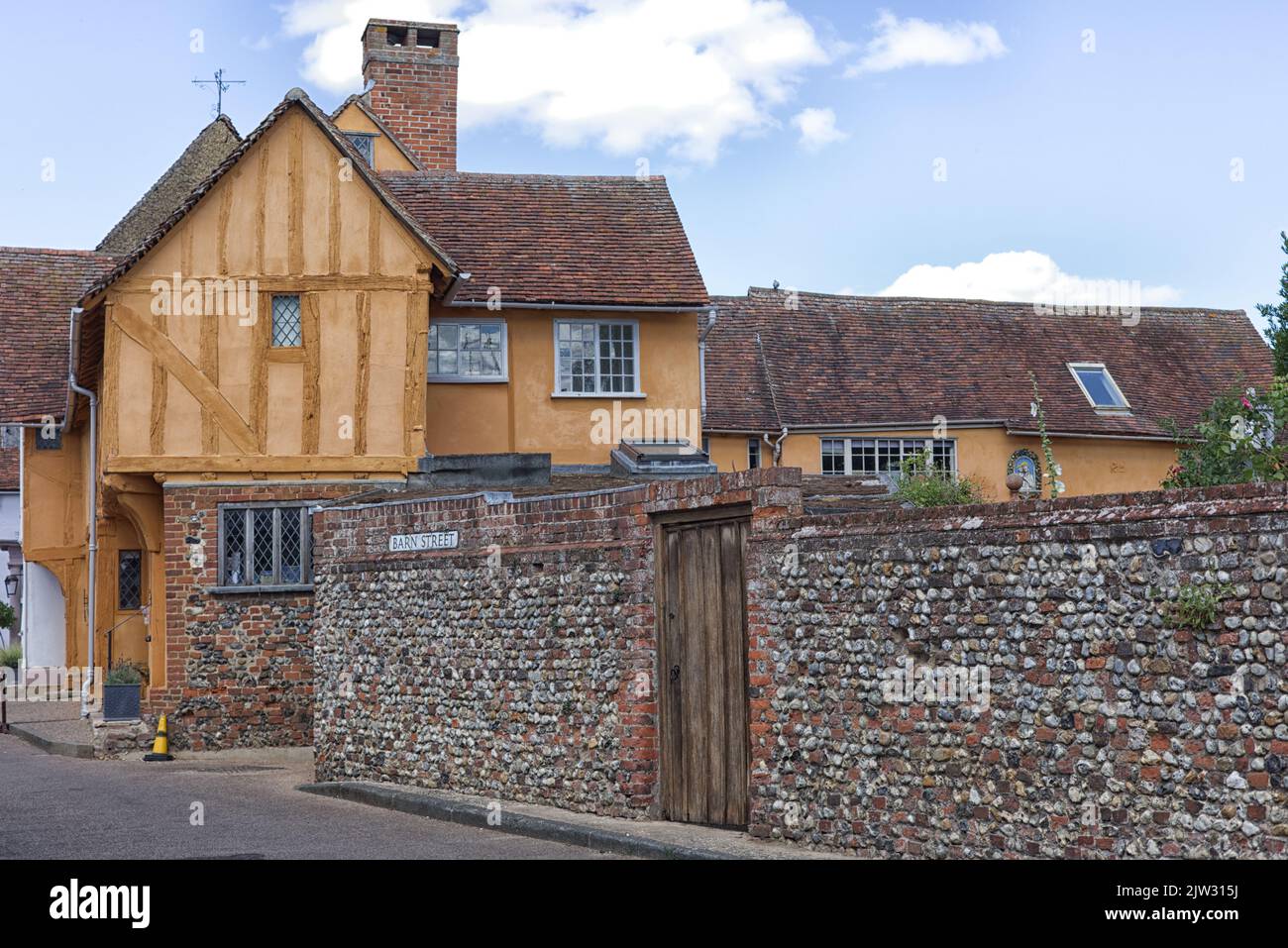 Little Hall,14th Century hall house, Lavenham Stock Photo - Alamy