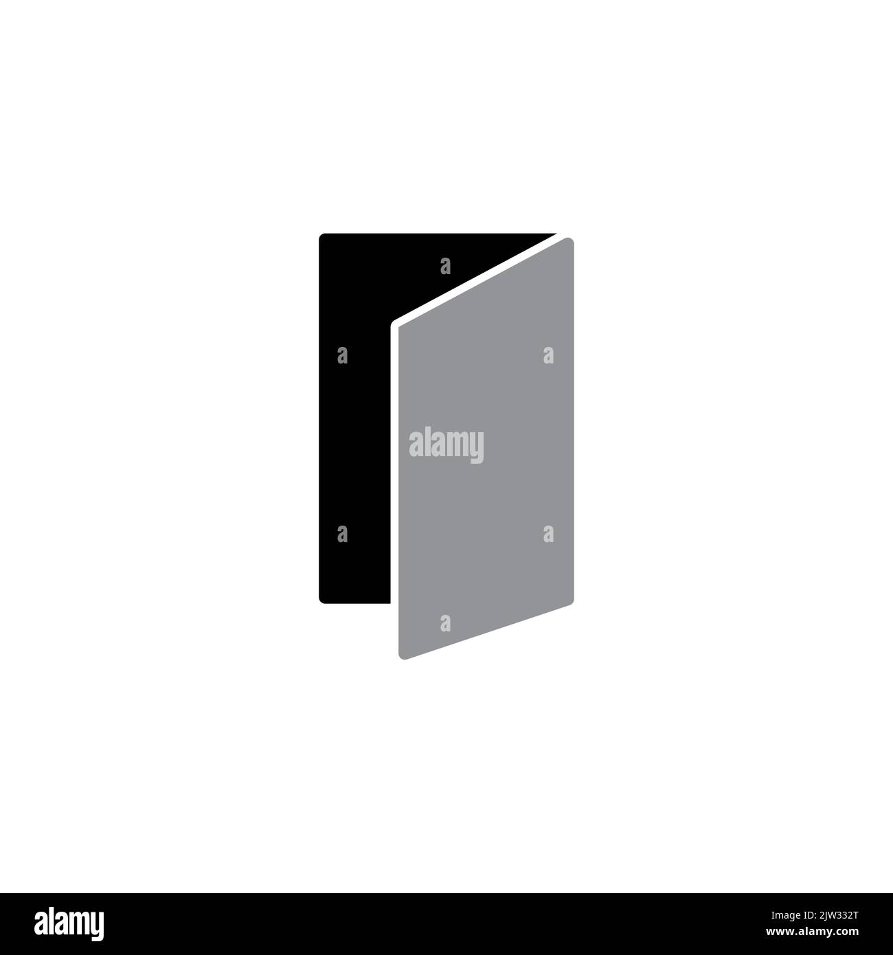Door Icon in trendy flat style ,Open door symbol for your web site ...