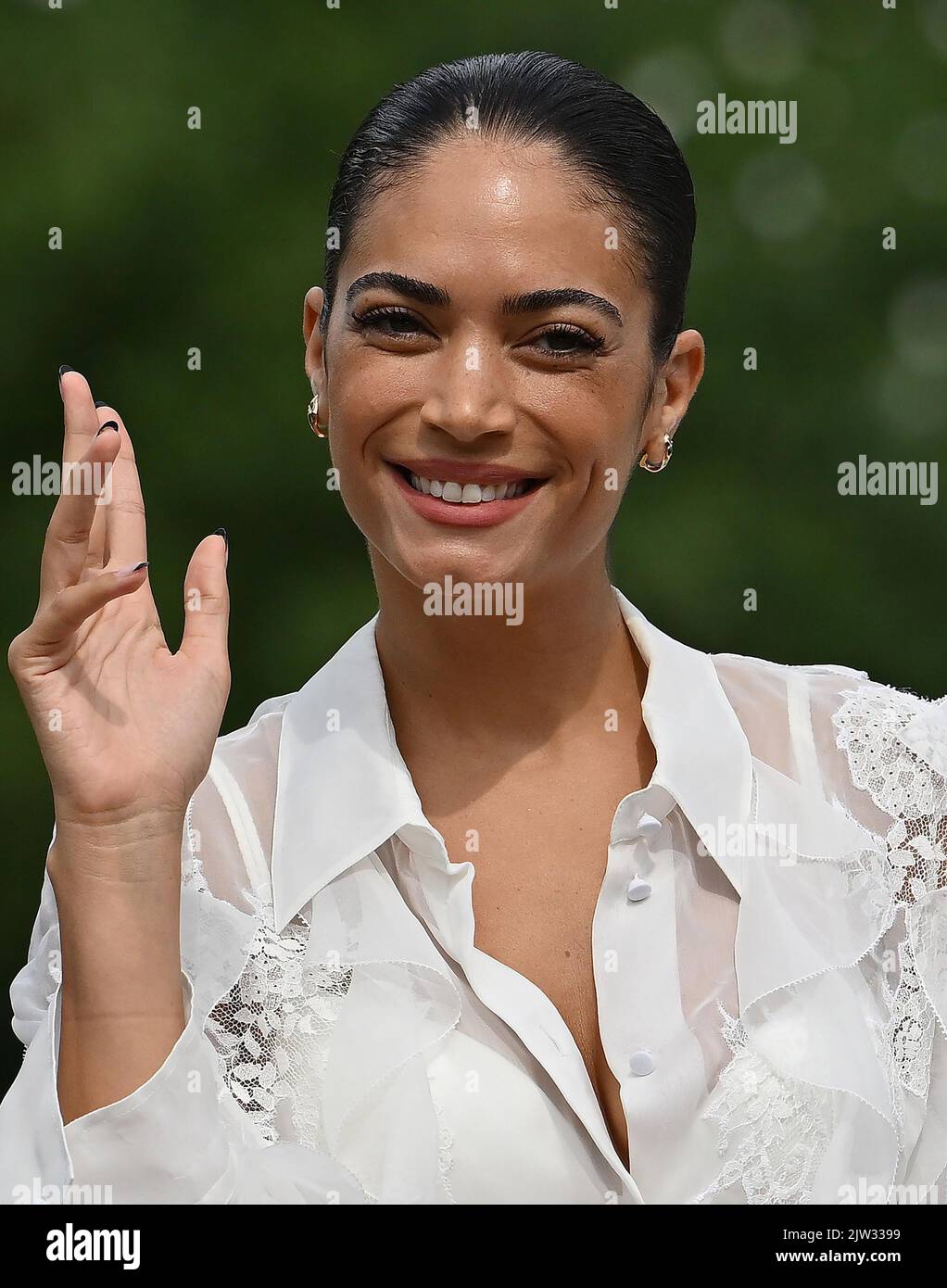 September 3, 2022, VENICE: Italian singer Elodie arrives at the Lido ...
