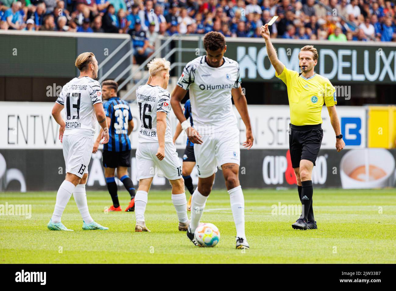 Paderborn, Germany. 03rd Sep, 2022. Soccer: 2nd Bundesliga, SC ...