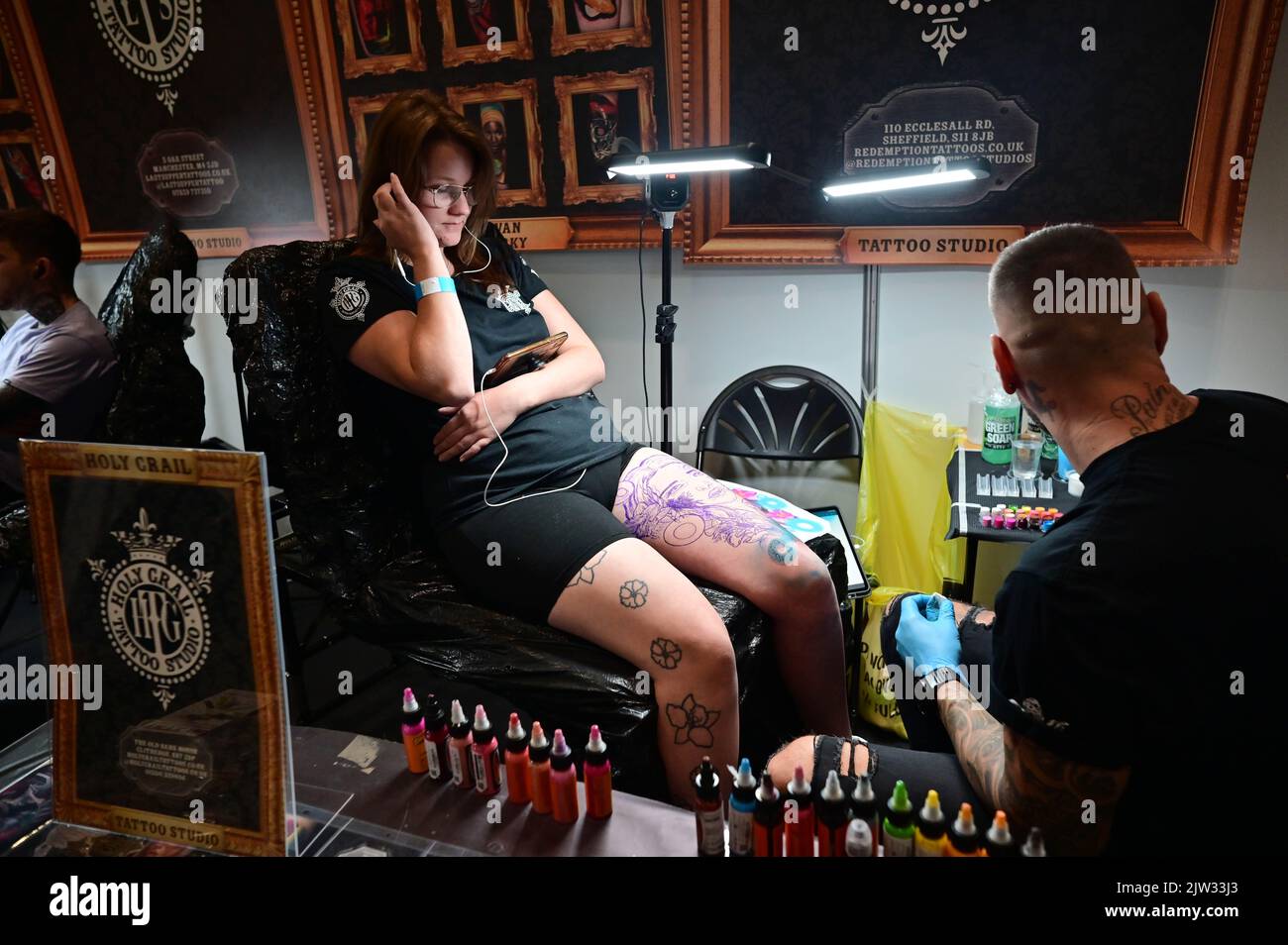 London, UK . 03rd Sep, 2022. Big London Tattoo Show taken place at ...