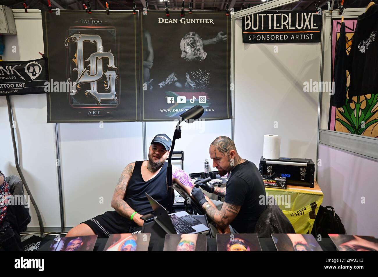 London, UK . 03rd Sep, 2022. Big London Tattoo Show taken place at ...