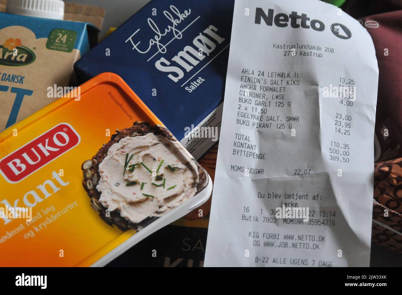 Copenhagen /Denmark/03..September 2022/ High food price in nations ...