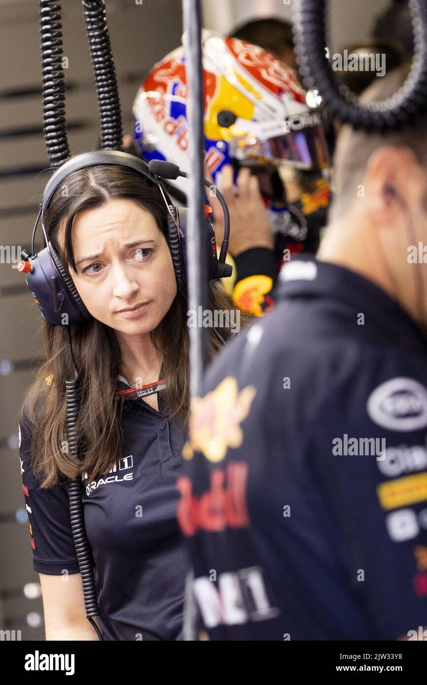 ZANDVOORT - Hannah Schmitz, strategy engineer at Red Bull Racing ...