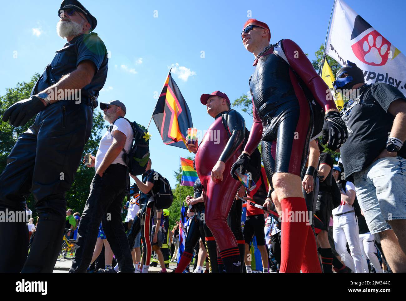 Dresden, Germany. 03rd Sep, 2022. Participants of a demonstration at ...
