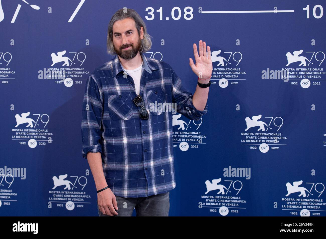 Ti West arriving at the Pearl Photocall during the 79th Venice International Film Festival ...