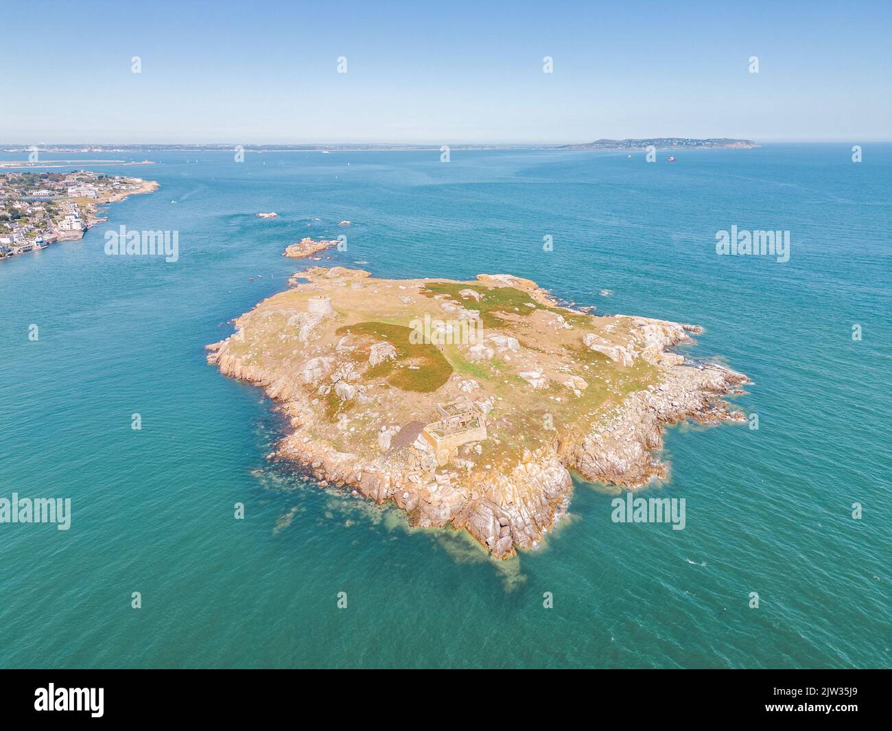 Aerial dalkey island hi-res stock photography and images - Alamy